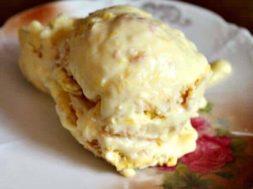 How to Make Creamy Mango Ice Cream (No Churn Recipe) - Restless Chipotle