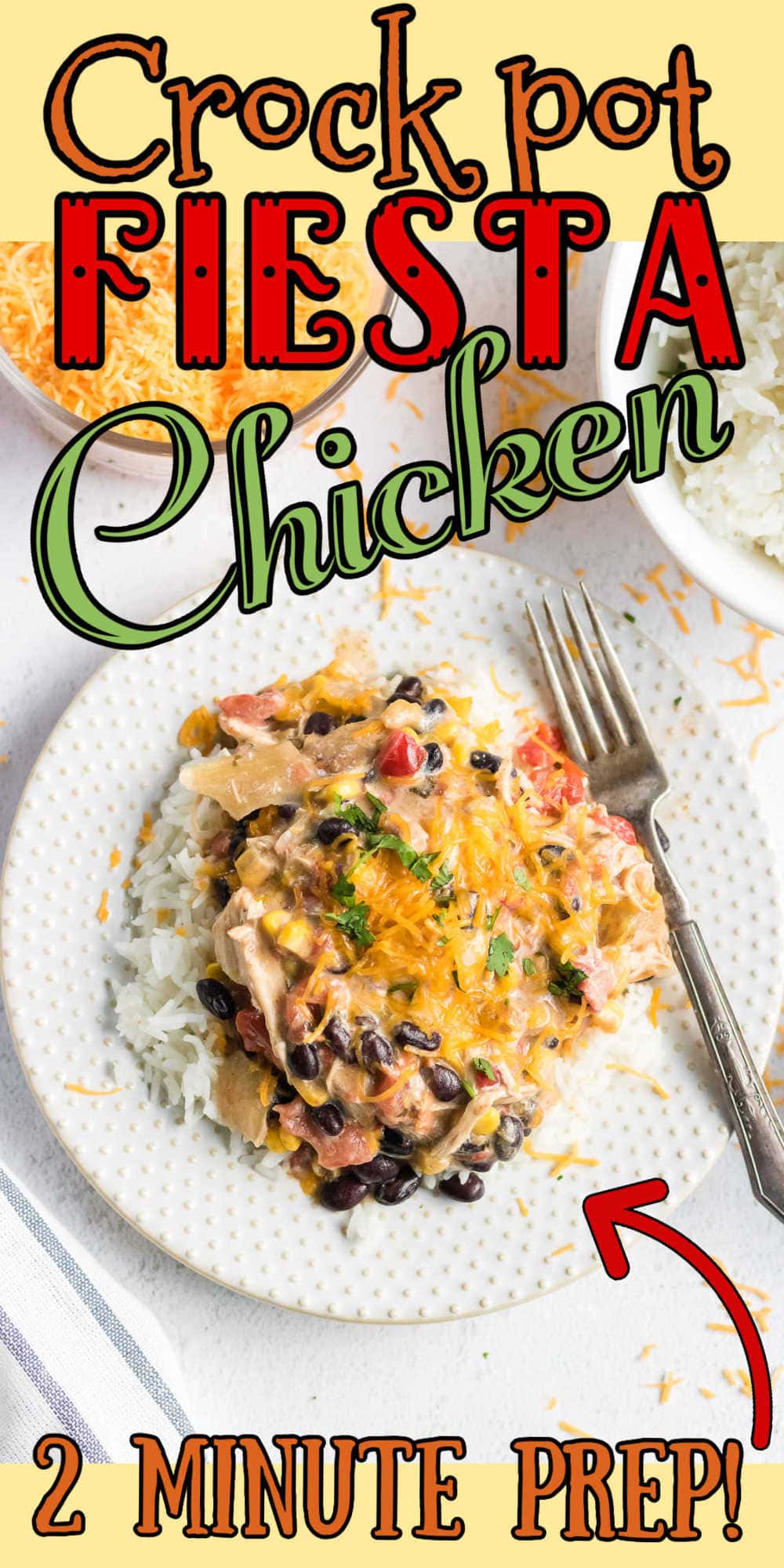 Easy Fiesta Chicken in the Crockpot - Restless Chipotle