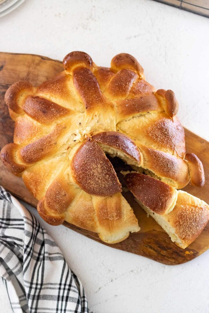 Sweet Anise Day of the Dead Bread (Pan de Muertos) - Restless Chipotle