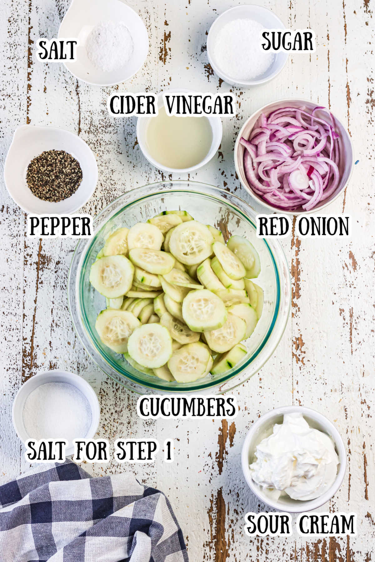 Southern Cucumber Salad with Sour Cream (Easy & Creamy) - Restless Chipotle