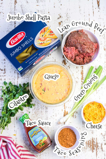 Creamy Taco Stuffed Shells Recipe with Queso - Restless Chipotle