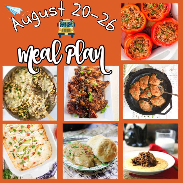 Meal Plan 35: August 20 - 26 - Restless Chipotle
