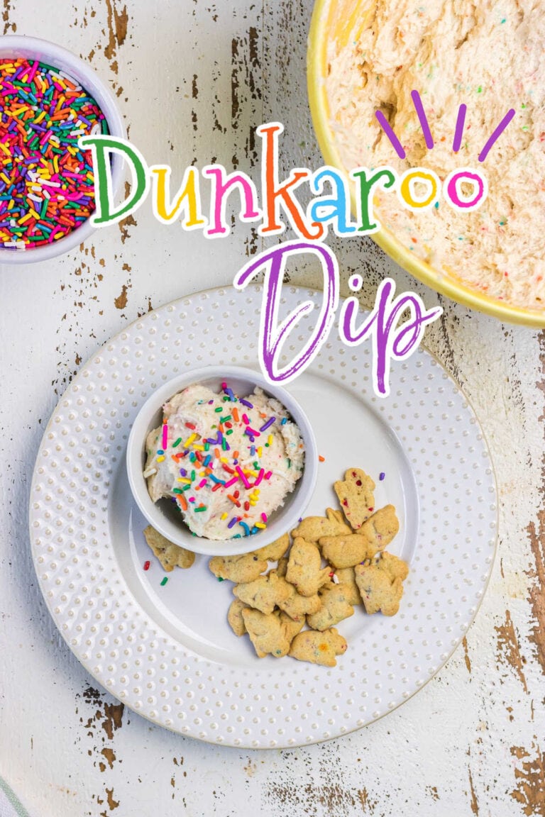 Dunkaroos Dip Recipe (Easy Funfetti Cake Batter Dip) - Restless Chipotle