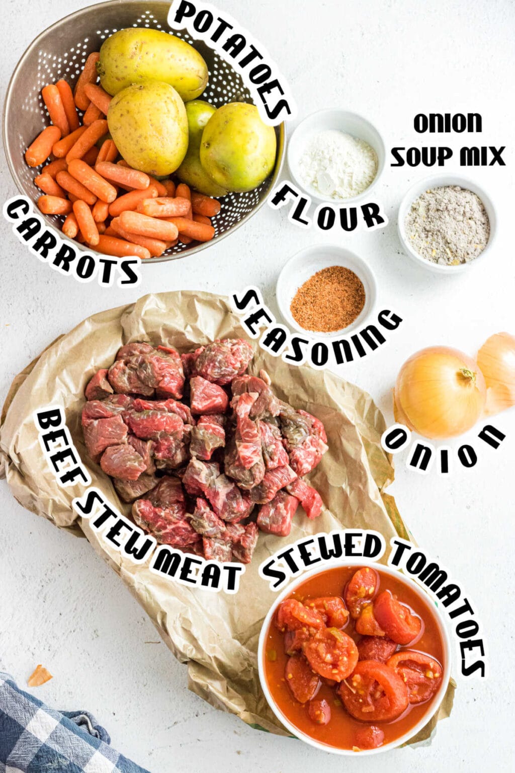 Hearty Slow Cooker Beef Stew with Onion Soup Mix - Restless Chipotle