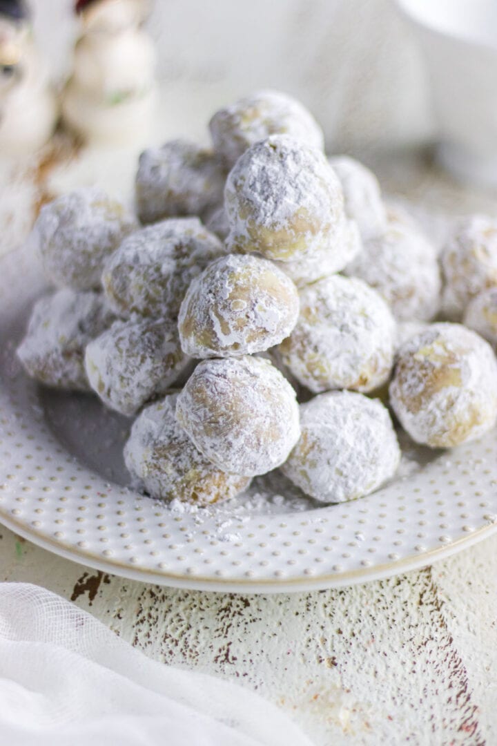 Gingerbread Snowball Cookies (No Nuts, Big Flavor!) - Restless Chipotle