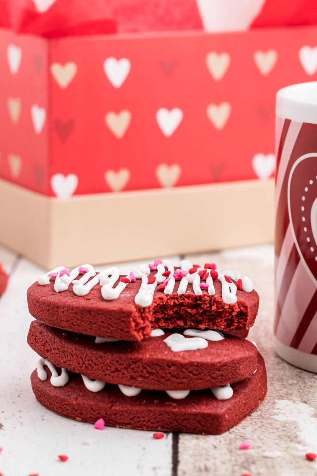 Red Velvet Cookies for Valentine's Day - Restless Chipotle