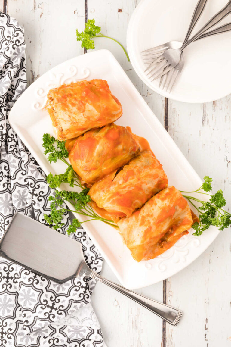 Slow Cooker Cabbage Rolls Recipe (Polish Golumpkis) - Restless Chipotle