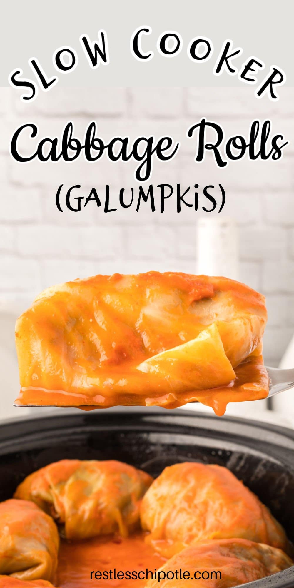 Slow Cooker Cabbage Rolls Recipe (Polish Golumpkis) - Restless Chipotle