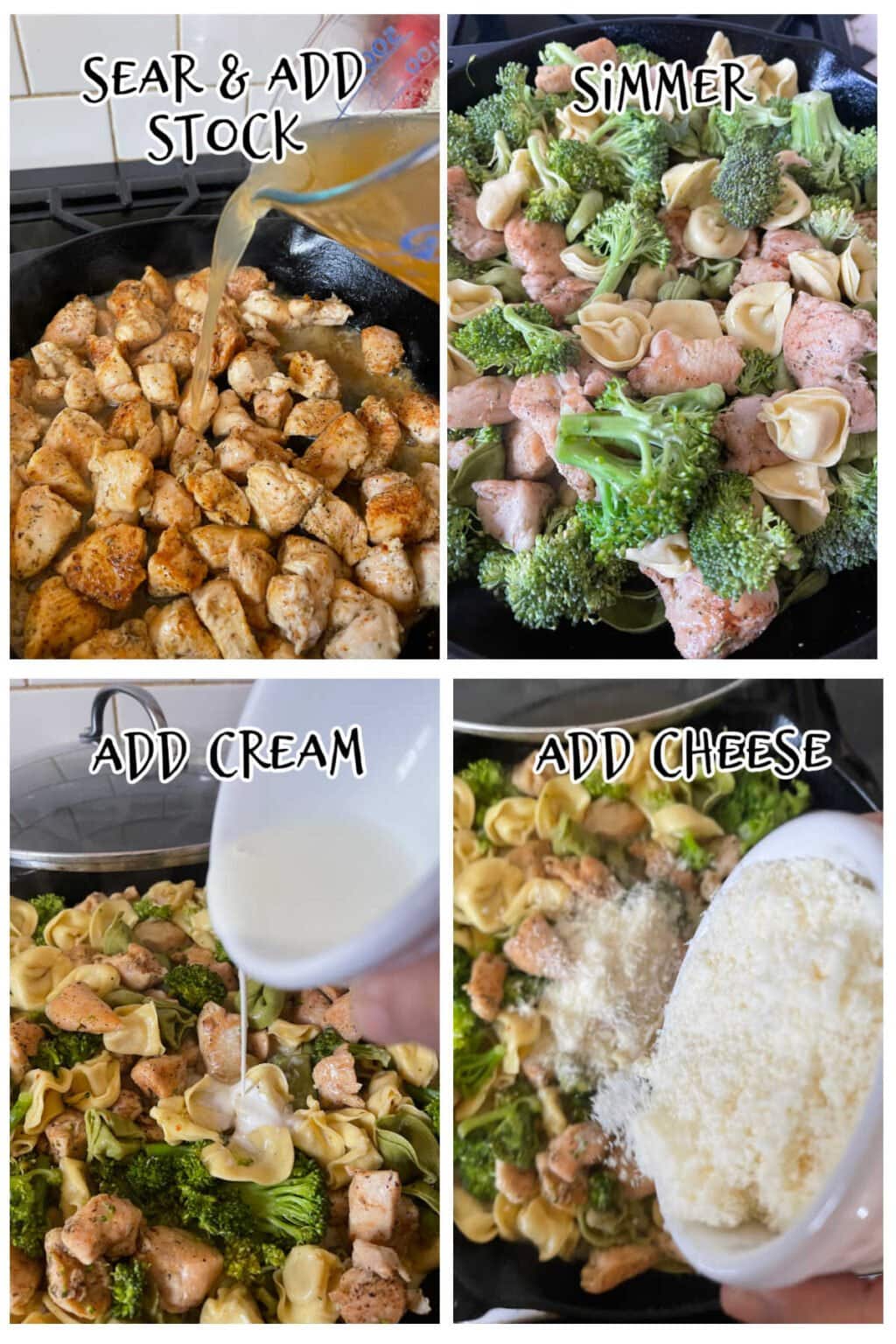 One Pan Tortellini Alfredo - Restless Chipotle