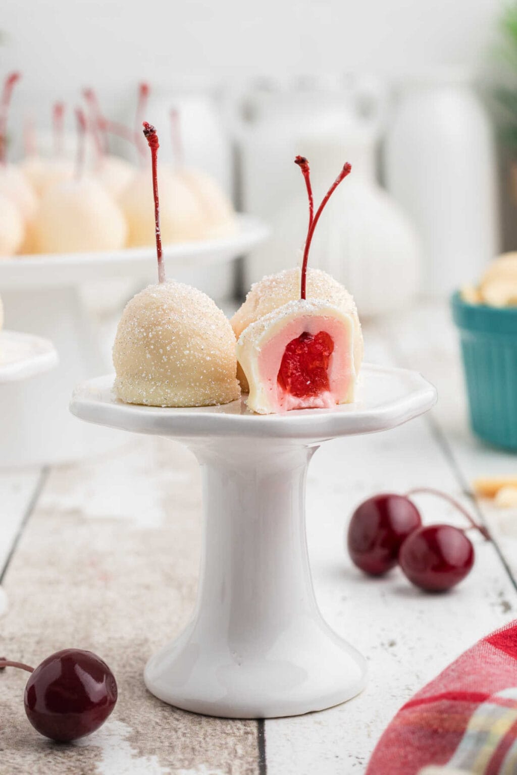 Bourbon Spiked White Chocolate Covered Cherries - Restless Chipotle