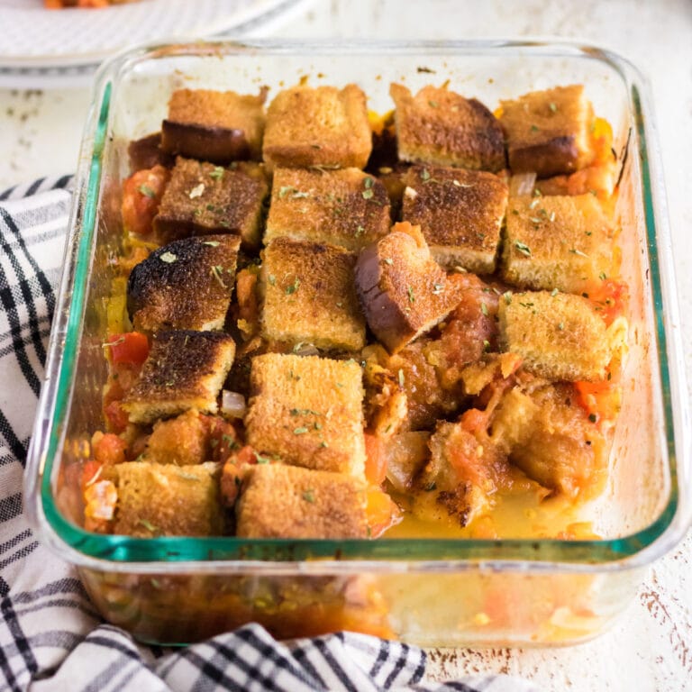 Old Fashioned Scalloped Tomatoes (Southern Style) - Restless Chipotle