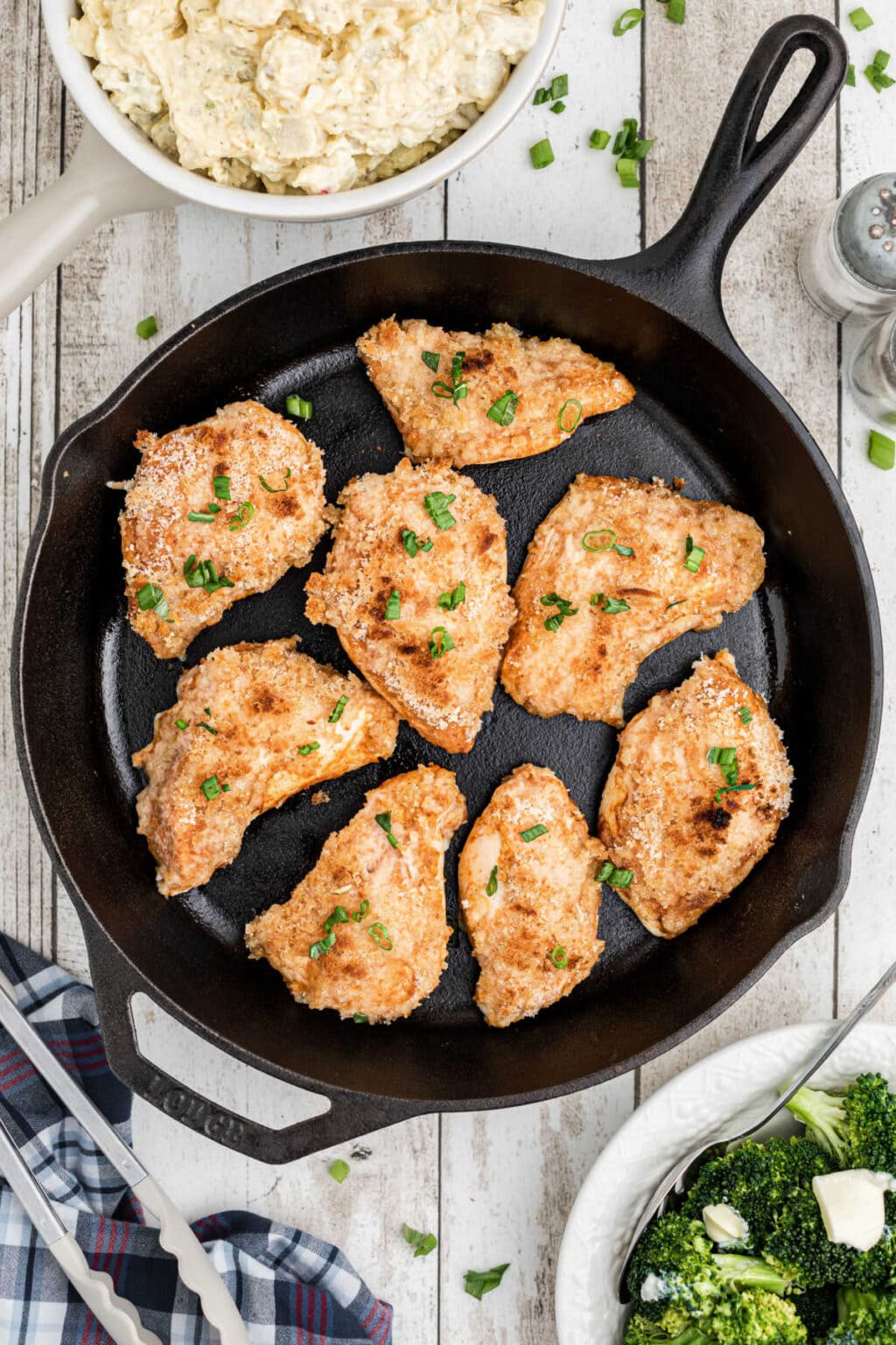 Easy Deviled Chicken Breast Recipe in an Iron Skillet - Restless Chipotle