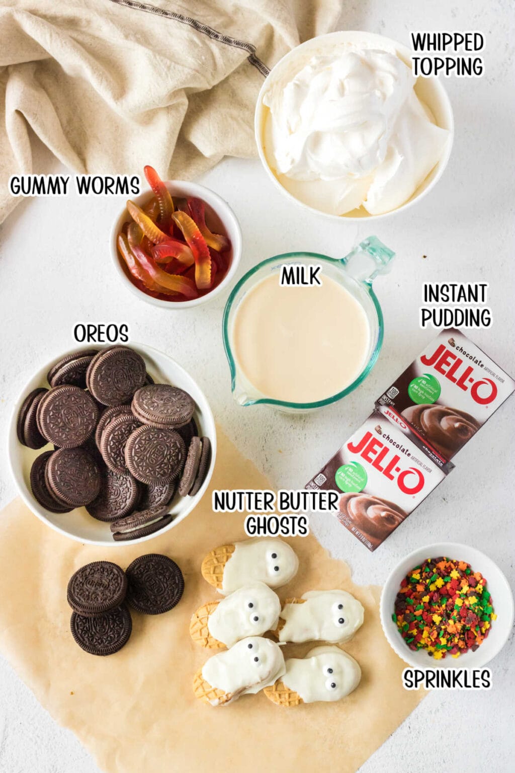 Halloween Dirt Cups – Graveyard Pudding Dessert Recipe - Restless Chipotle