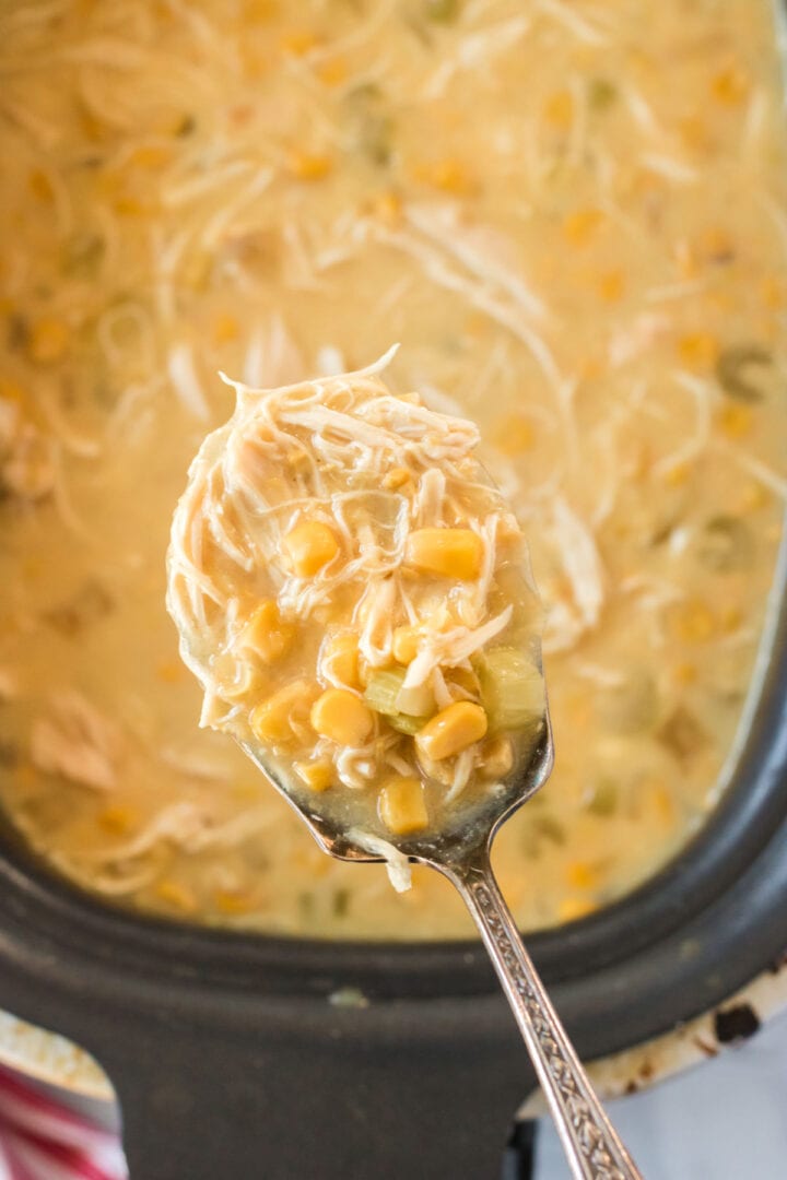 Crock Pot Chicken Corn Chowder - Restless Chipotle