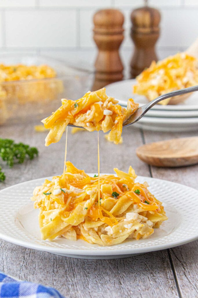 My Mom's Easy Noodles Romanoff (Vintage Recipe) - Restless Chipotle