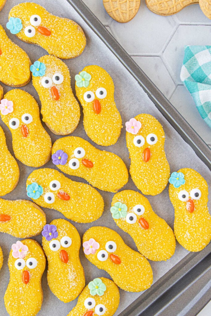 Adorable Nutter Butter Easter Chicks Cookies Recipe - Restless Chipotle