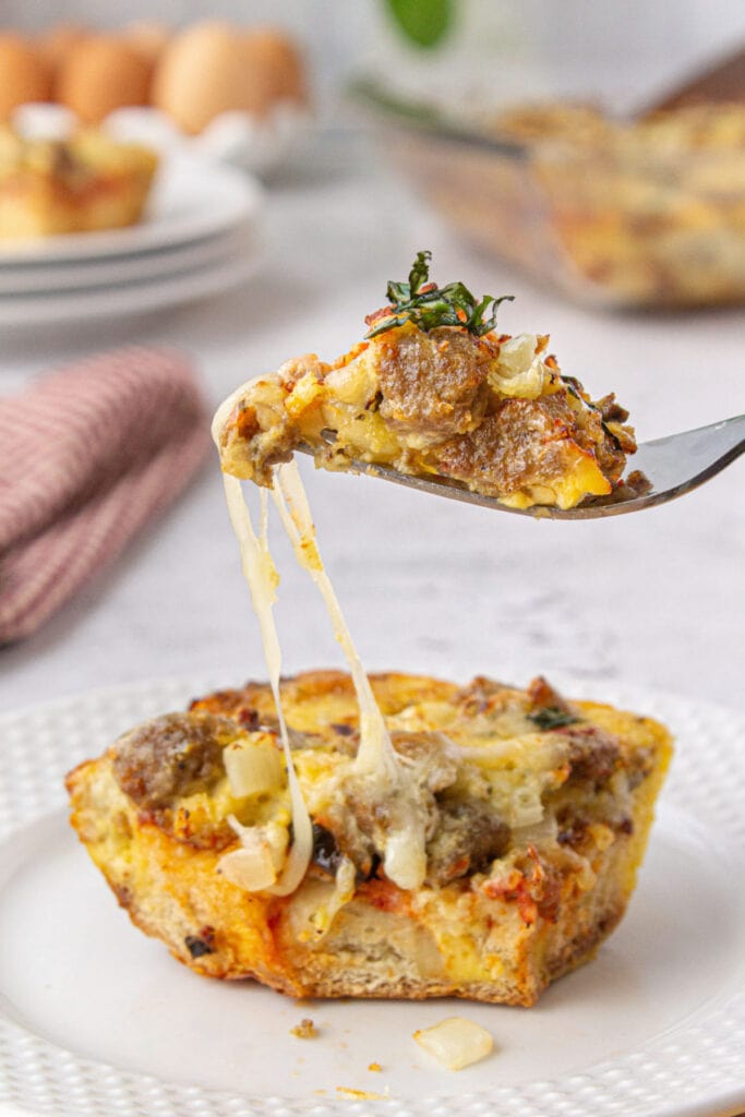 Leftover Pizza Breakfast Casserole - Restless Chipotle