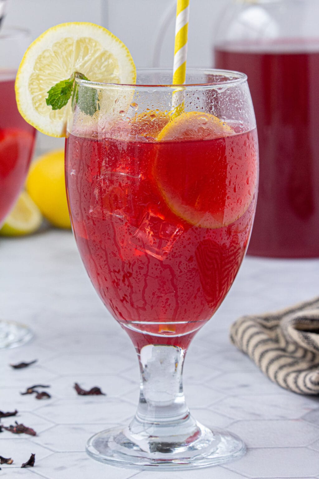 Hibiscus Lemonade Recipe (Add Vodka for a Cocktail) - Restless Chipotle