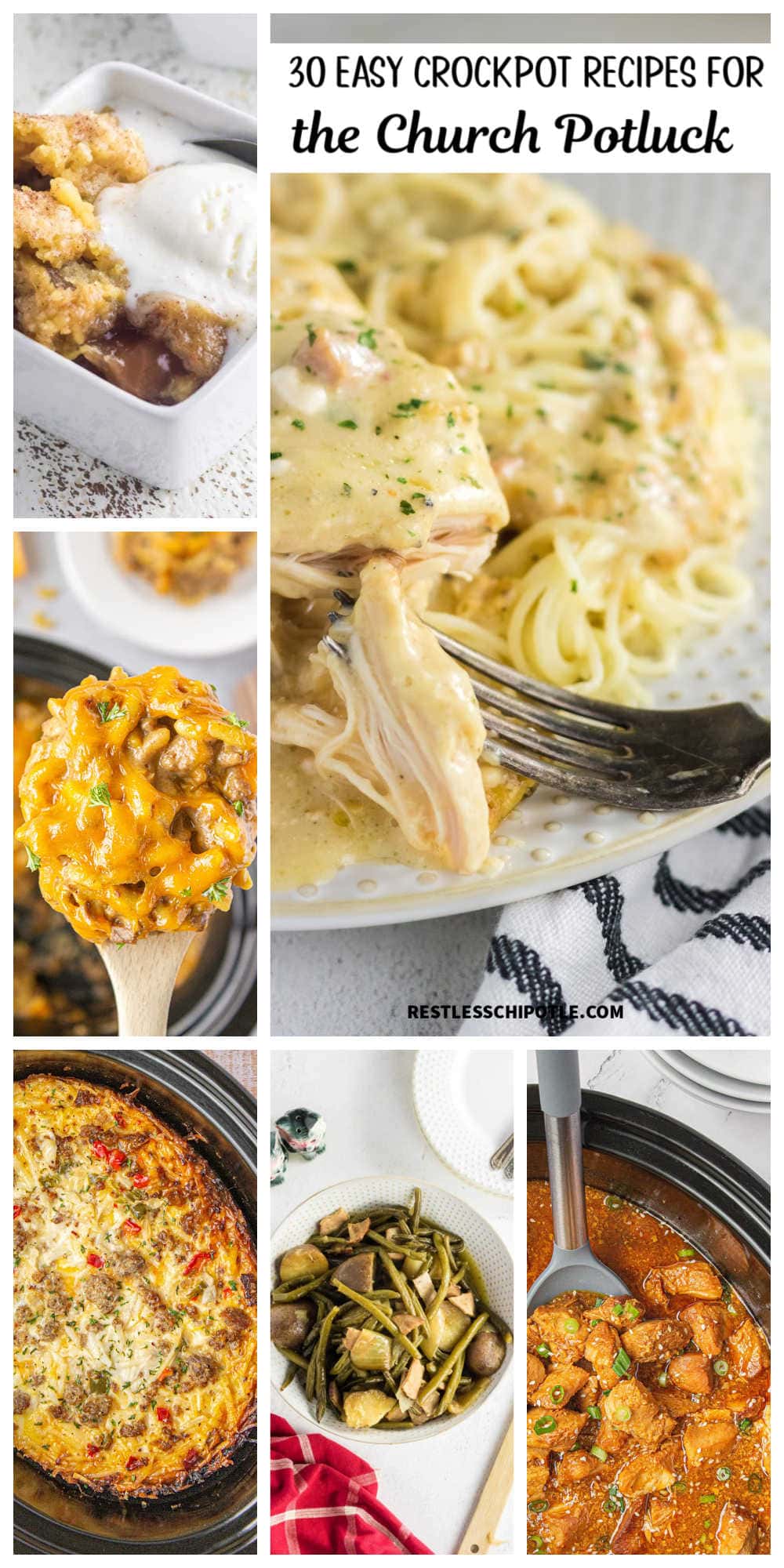 Favorite Crock Pot Recipes for a Church Potluck - Restless Chipotle