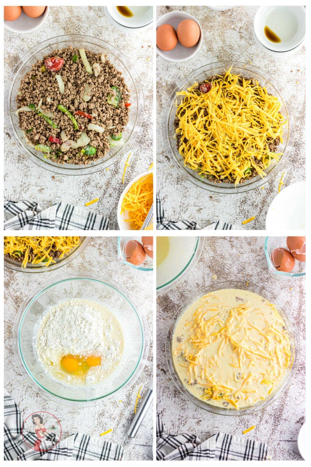 Cheeseburger in Paradise Pie Recipe (with Bisquick) - Restless Chipotle
