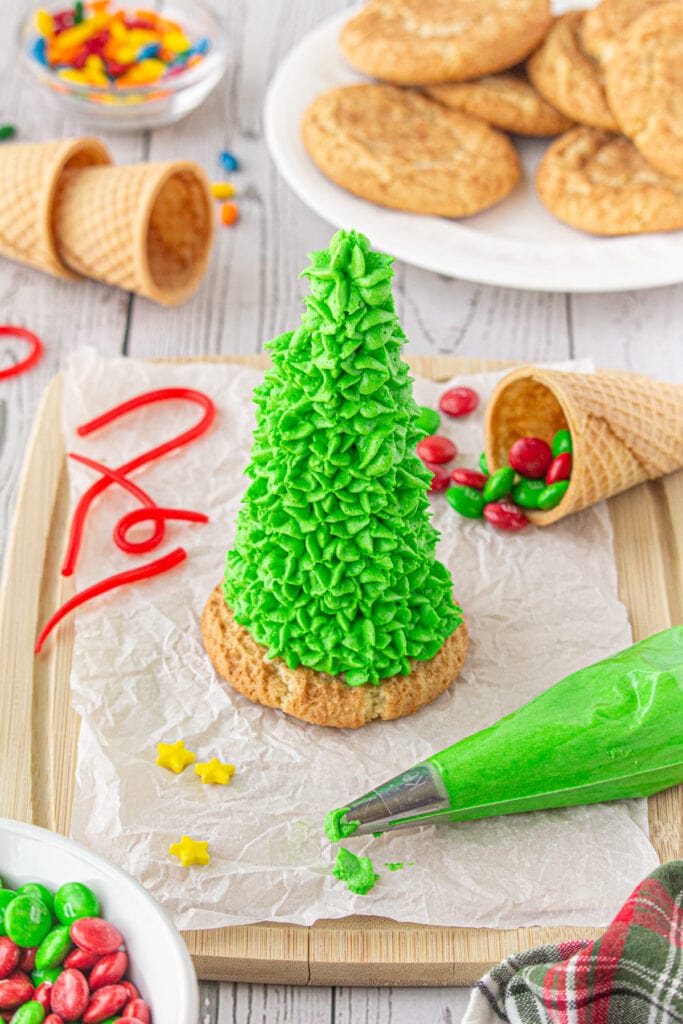 Sugar Cone Christmas Trees Filled with Holiday Candy - Restless Chipotle