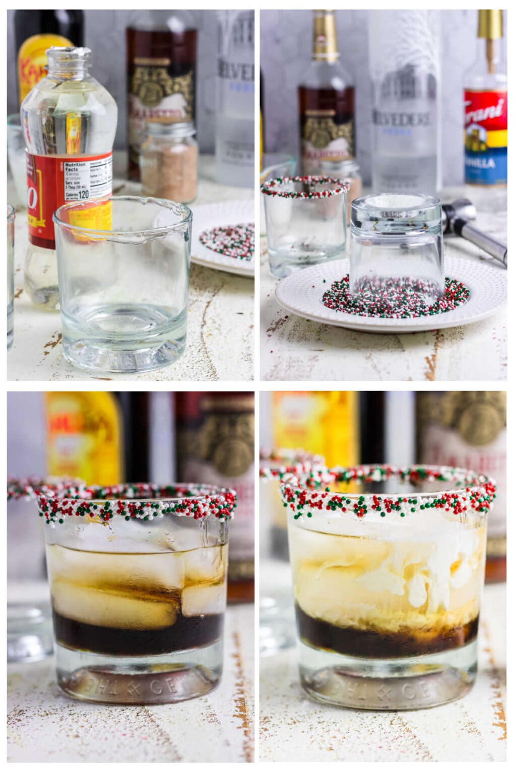 Festive White Russian Christmas Cookie Cocktail - Restless Chipotle