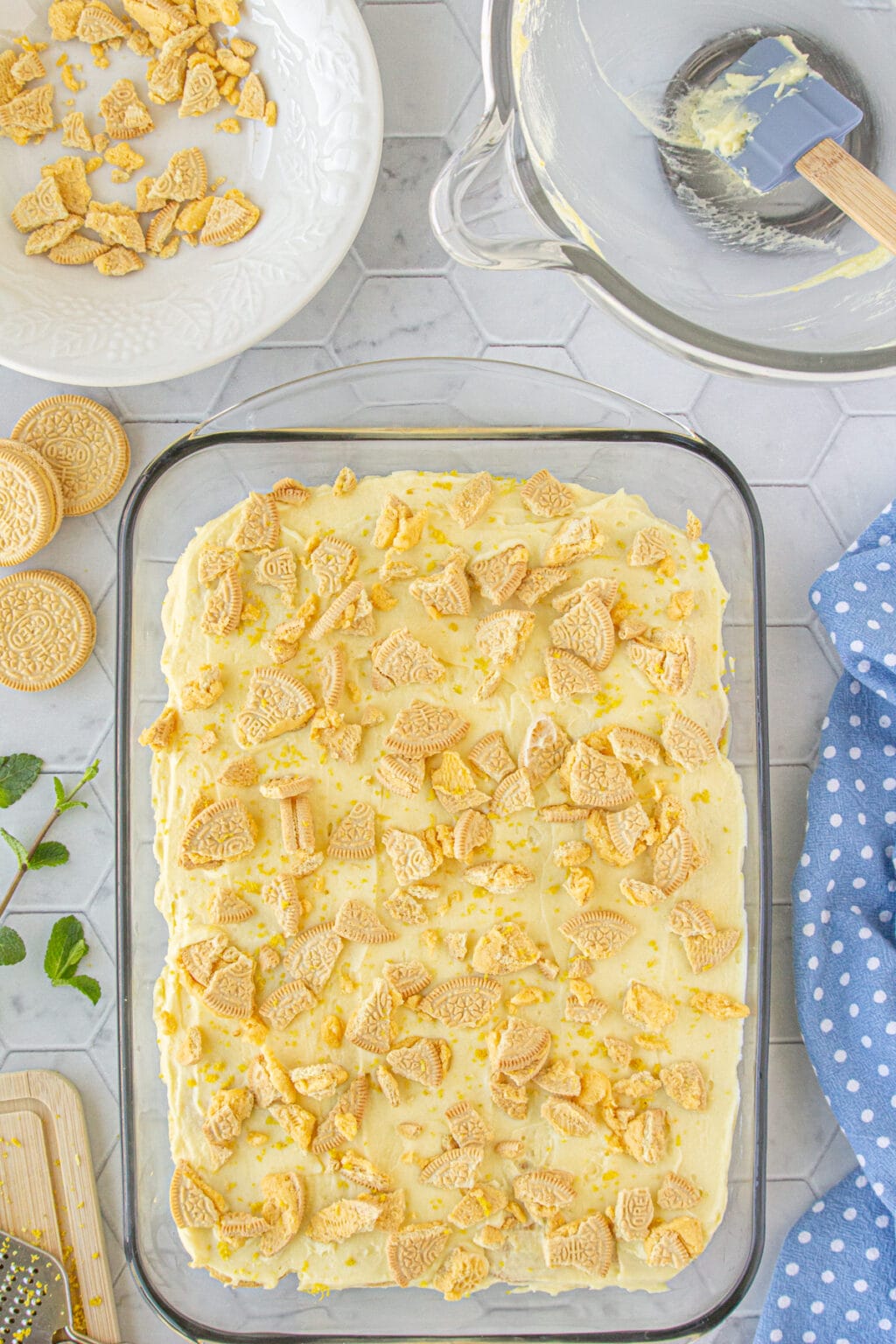 Easy No-Bake Lemon Icebox Cake Recipe with Oreos - Restless Chipotle