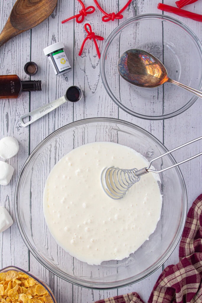 No-Bake Cornflake Christmas Wreath Cookies Recipe - Restless Chipotle