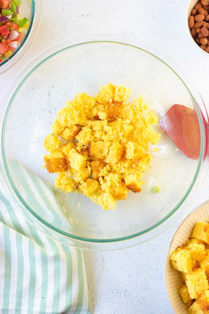 Easy Layered Southern Cornbread Salad Recipe - Restless Chipotle