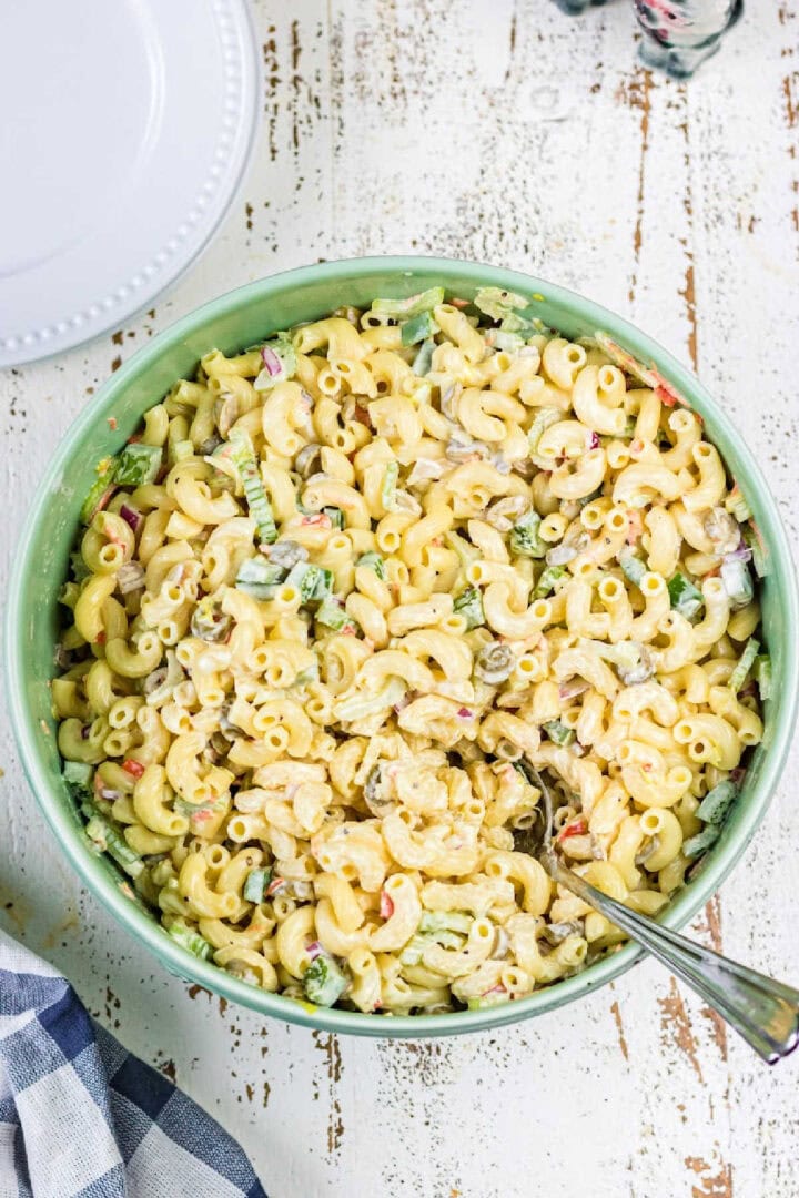 Old Fashioned Macaroni Salad Recipe - Restless Chipotle