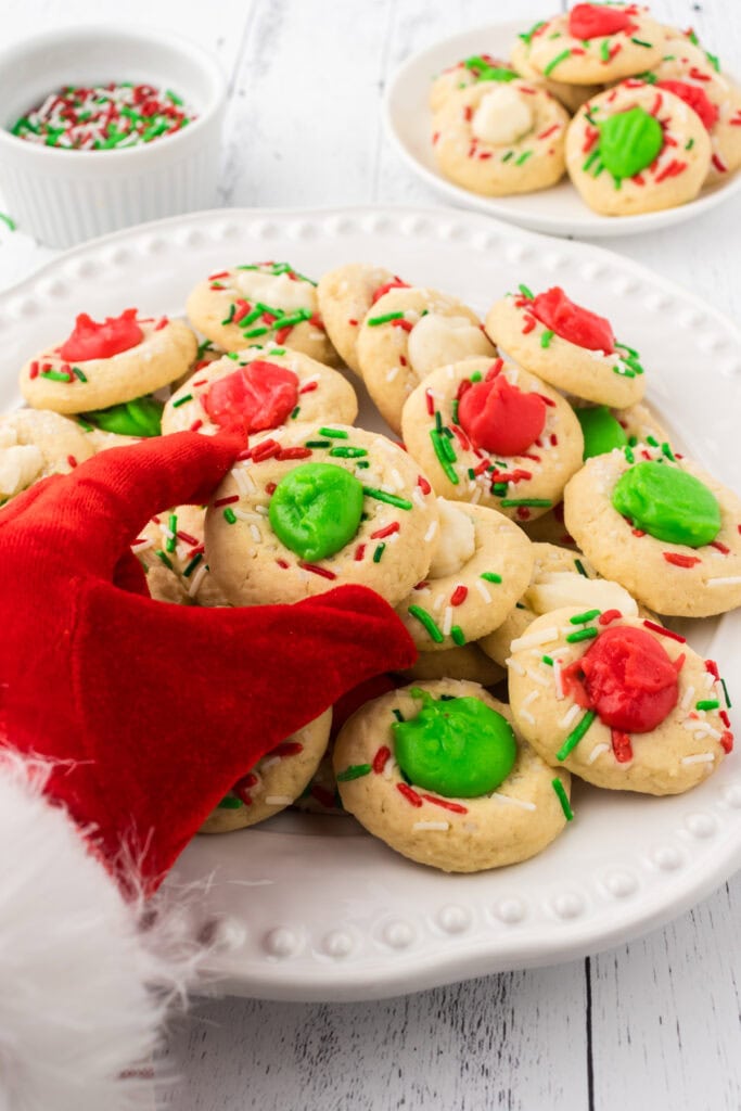 Christmas Thumbprint Cookies - Restless Chipotle