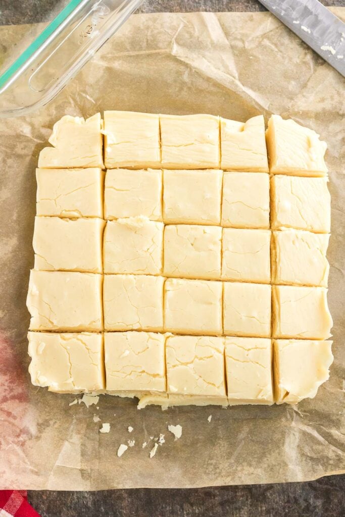 Easy, Fireball Fudge Recipe with White Chocolate - Restless Chipotle