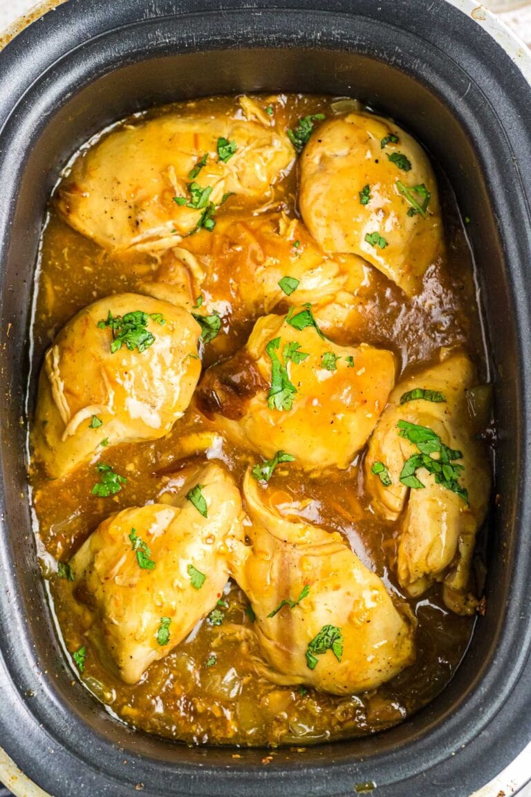Slow Cooker Orange Chipotle Chicken Breast Recipe - Restless Chipotle