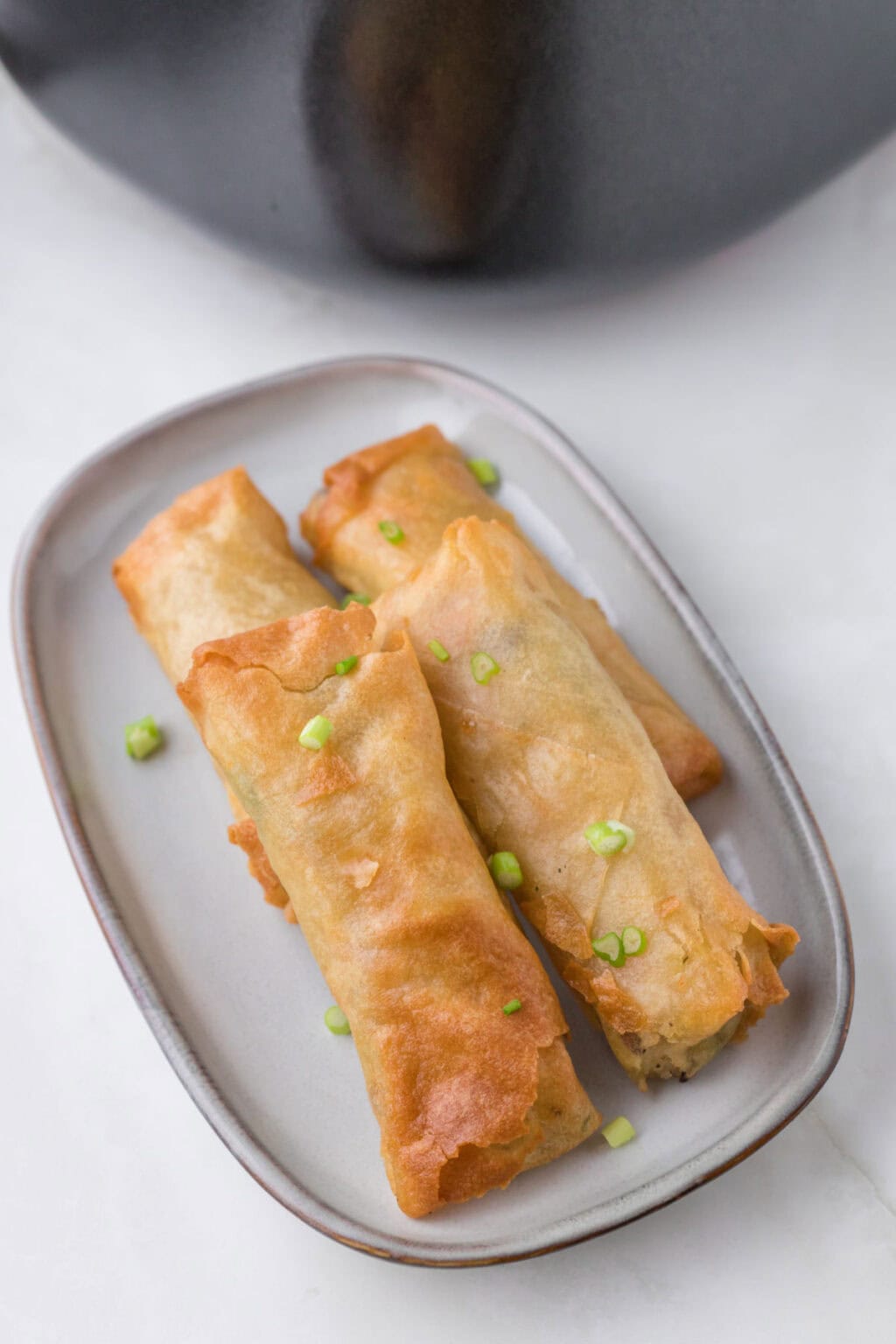 How to Make Frozen Spring Rolls in the Air Fryer - Restless Chipotle