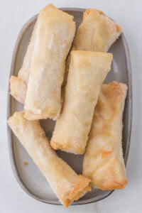 How to Make Frozen Spring Rolls in the Air Fryer - Restless Chipotle