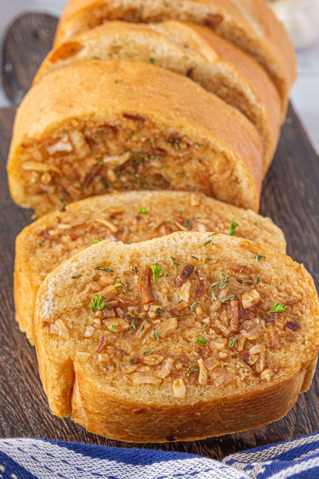 French Onion Garlic Bread - Restless Chipotle