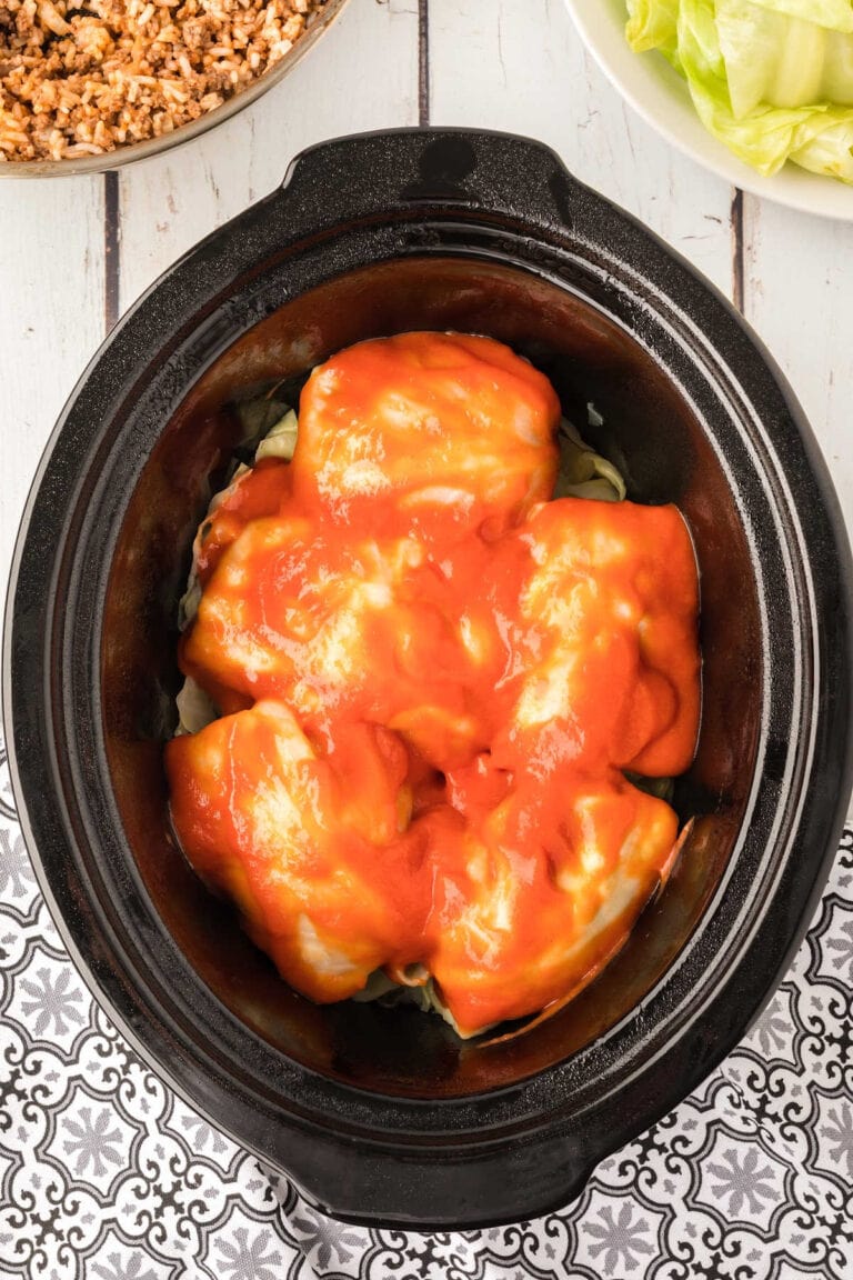 Slow Cooker Cabbage Rolls Recipe (Polish Golumpkis) - Restless Chipotle