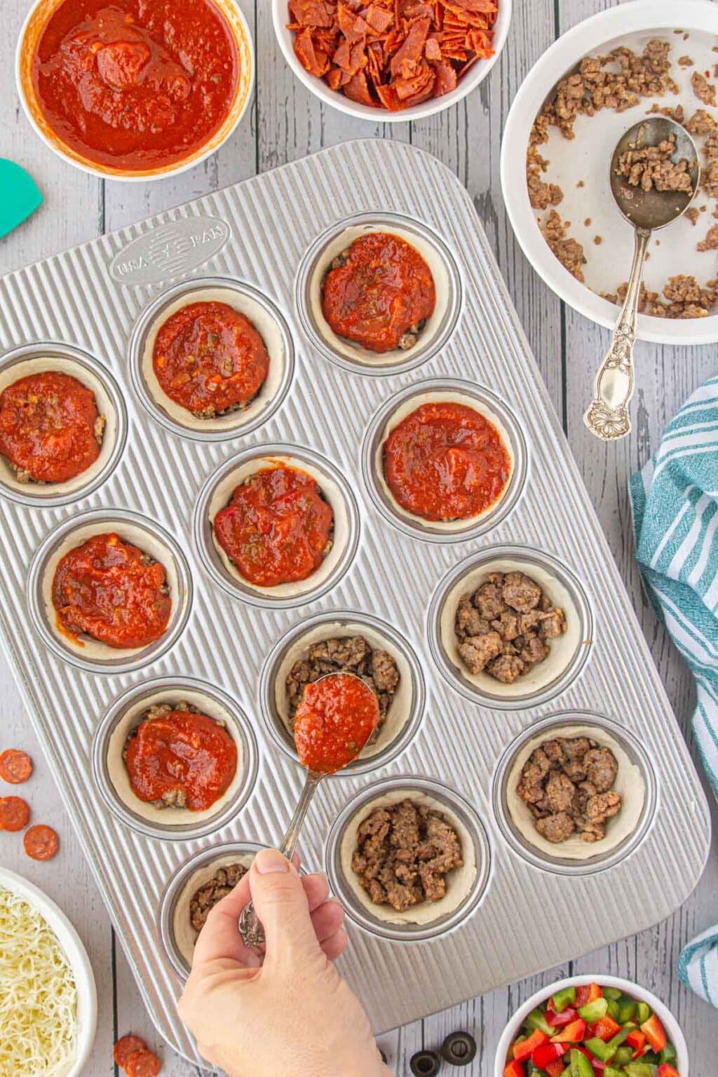 Easy Pizza Cups - Restless Chipotle