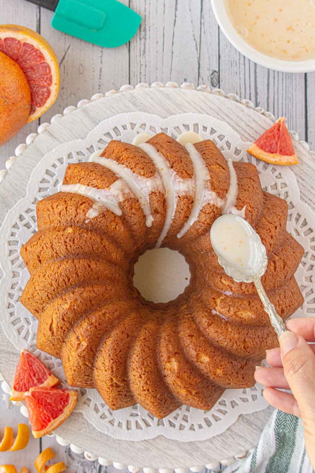 Texas Ruby Red Grapefruit Bundt Cake - Restless Chipotle
