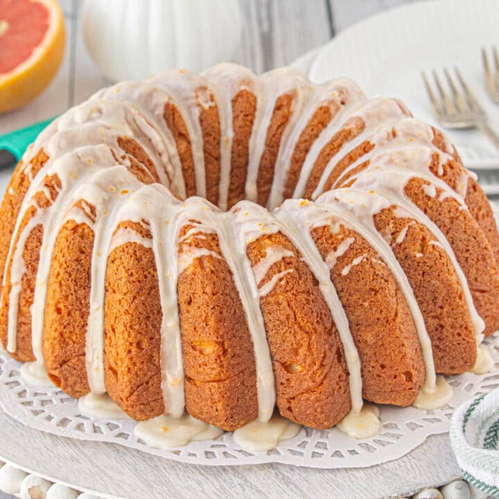 Texas Ruby Red Grapefruit Bundt Cake - Restless Chipotle
